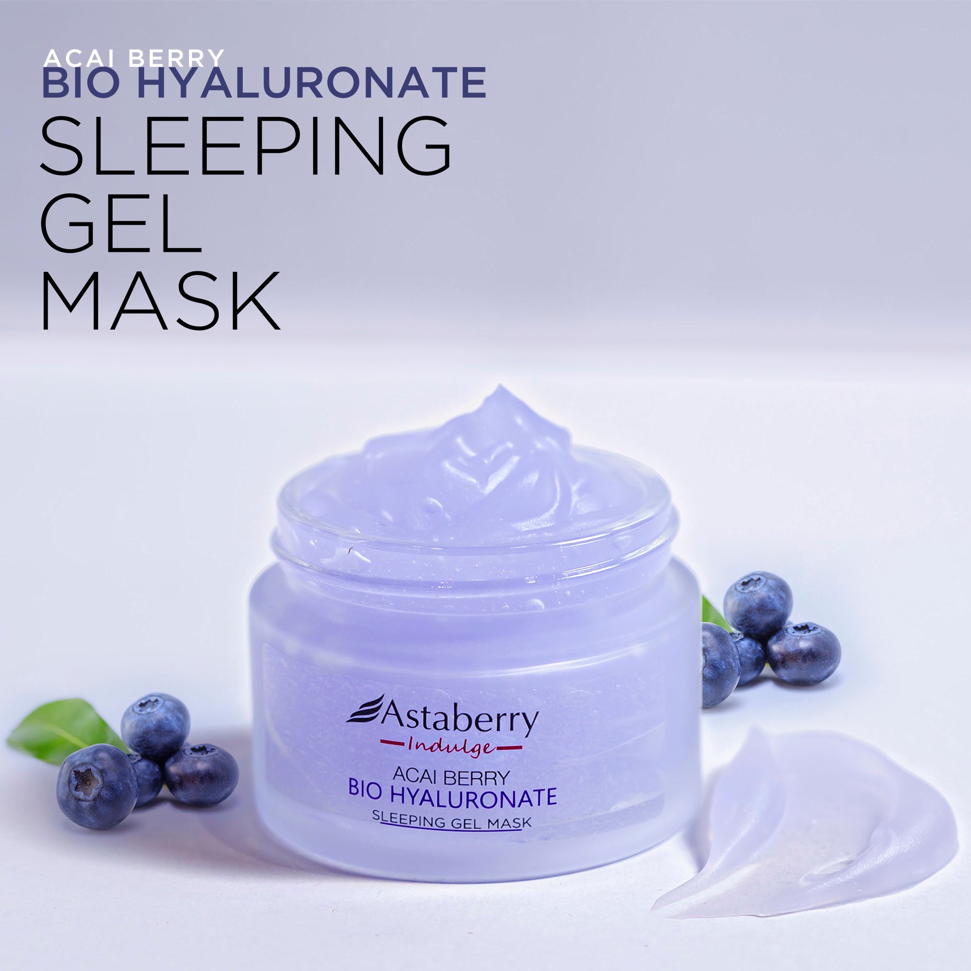 Acai Berry Sleeping Gel Mask For Dull skin And Pigmentation – Astaberry