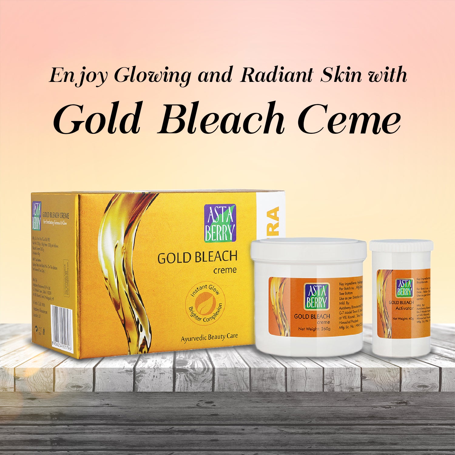 Ikin Gold Bleach For Radiant skin | Astaberry