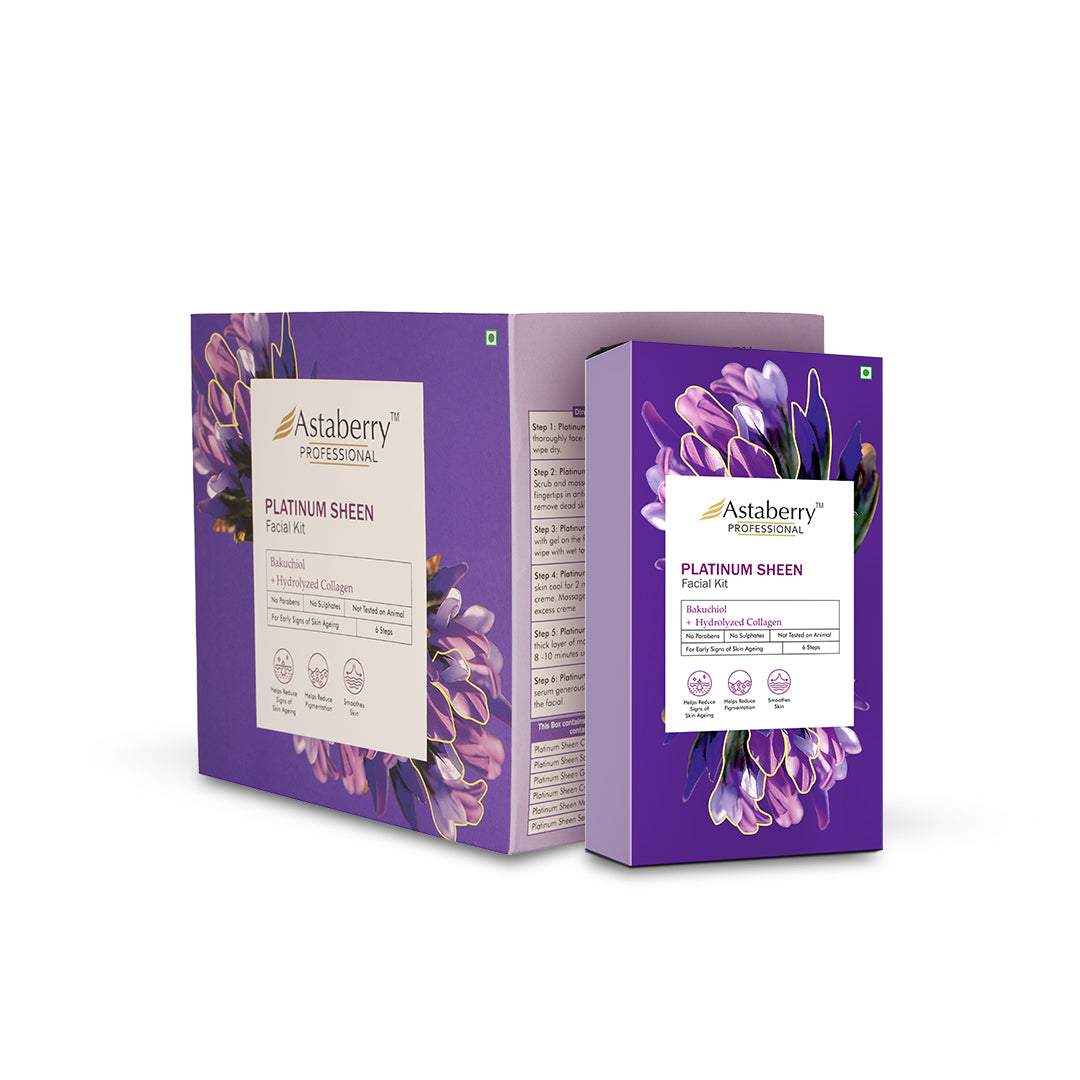 Professional Platinum Sheen Facial Kit | 6 Steps – Astaberry