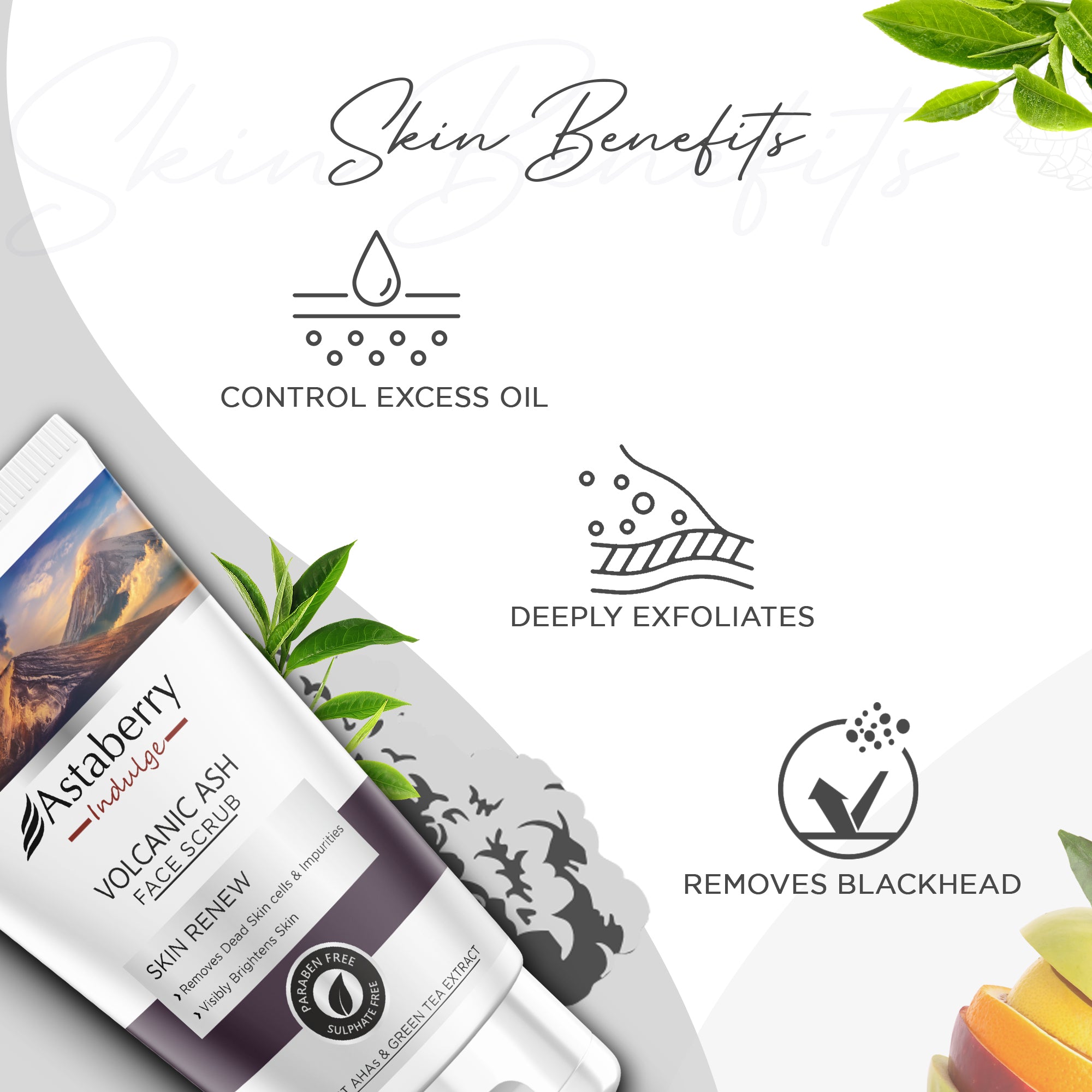 Buy Volcanic Ash Face Scrub online - Best for All Skin Types – Astaberry